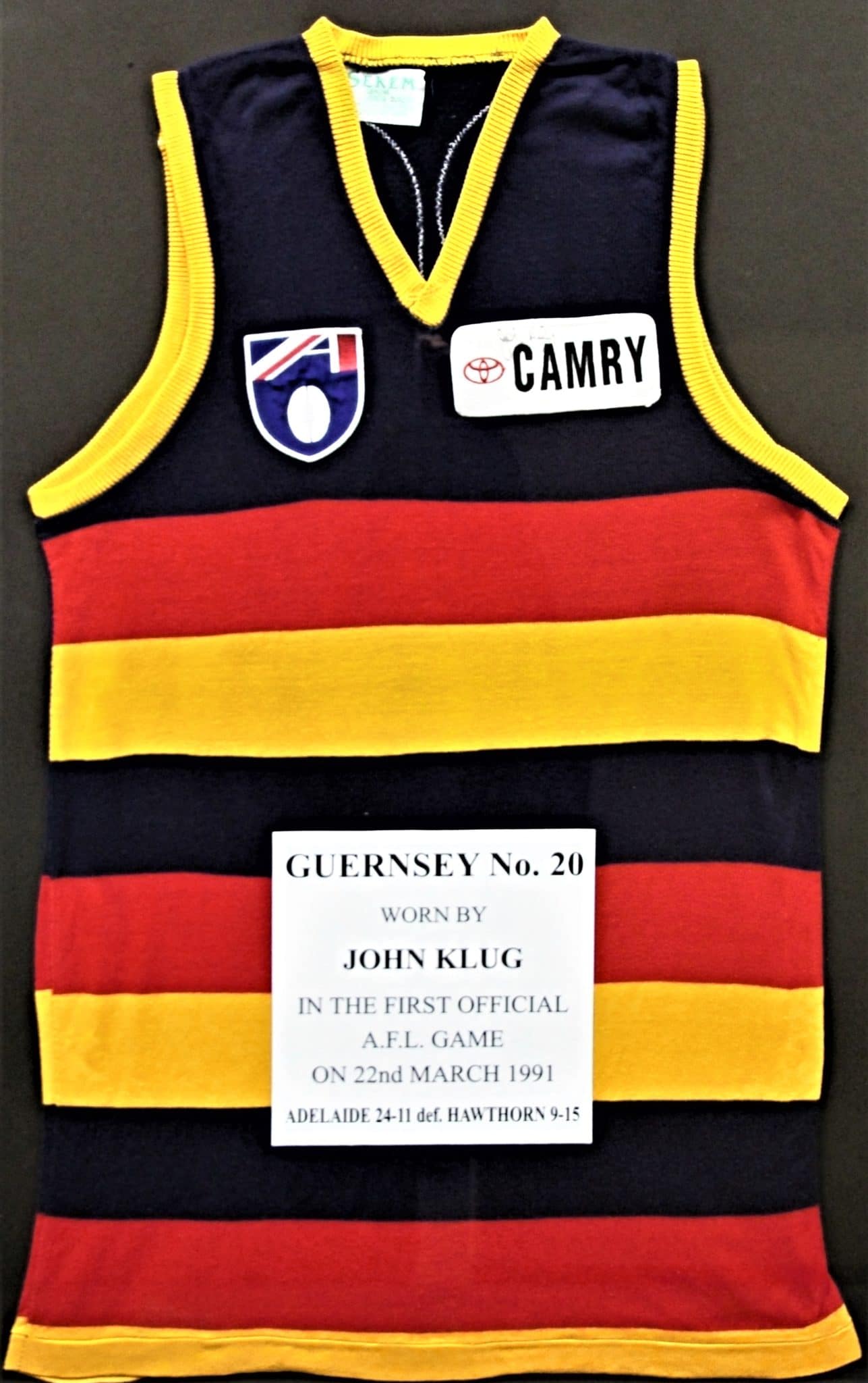 The Original Set Of Crows Jumpers | Adelaide Football Club