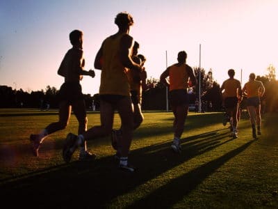 Adelaide: first AFL training | Adelaide Football Club